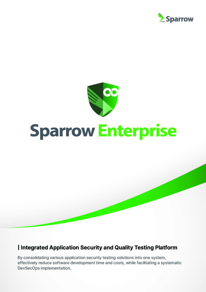 Sparrow Enterprise - Cloud based Static & Dynamic Application Security ...